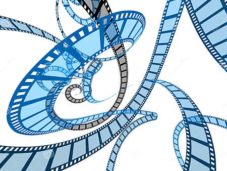 Abstract movie films stock illustration. Illustration of play - 3420082
