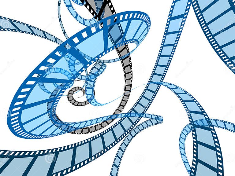 Abstract movie films stock illustration. Illustration of play - 3420082