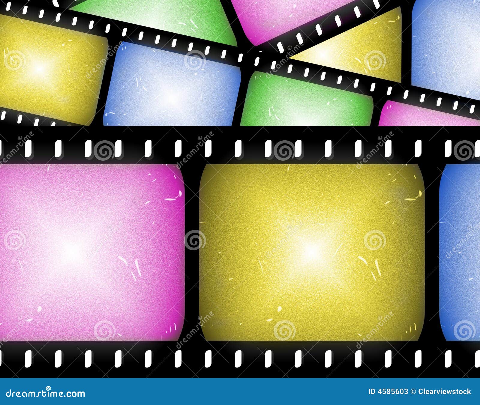 Abstract movie filmstrip stock vector. Illustration of camera - 4585603