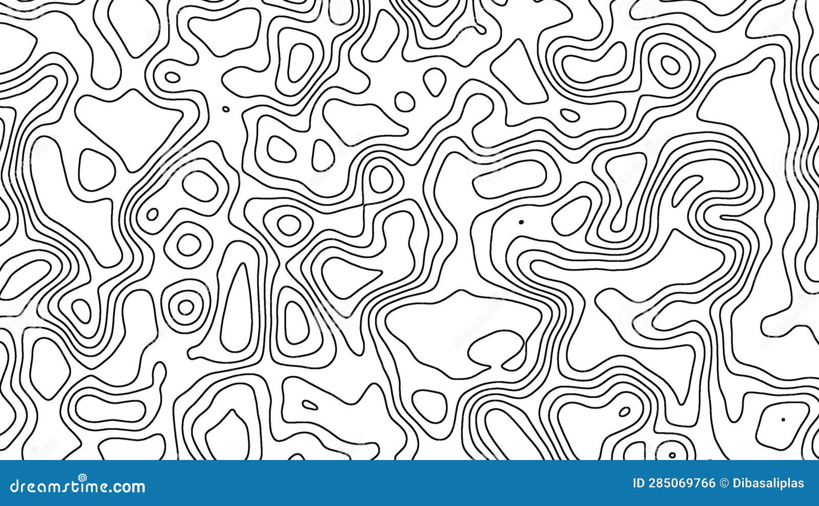 Abstract Moving Topographic Map Lines. Stock Footage - Video of ...