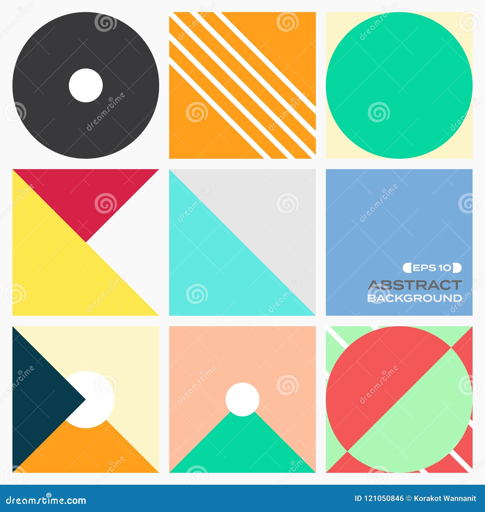 Abstract of Multi Color Pattern in Geometrical Shape Pattern Background ...