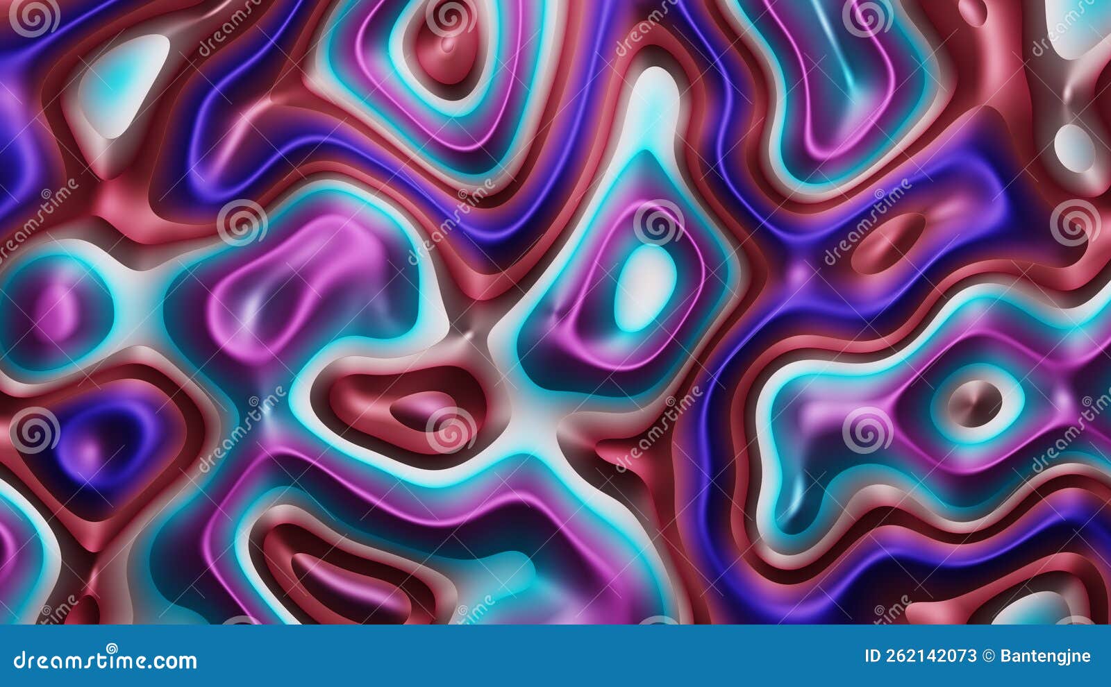 Abstract Multi Color Reflective Wavy Metal Pattern Gradient Background ...