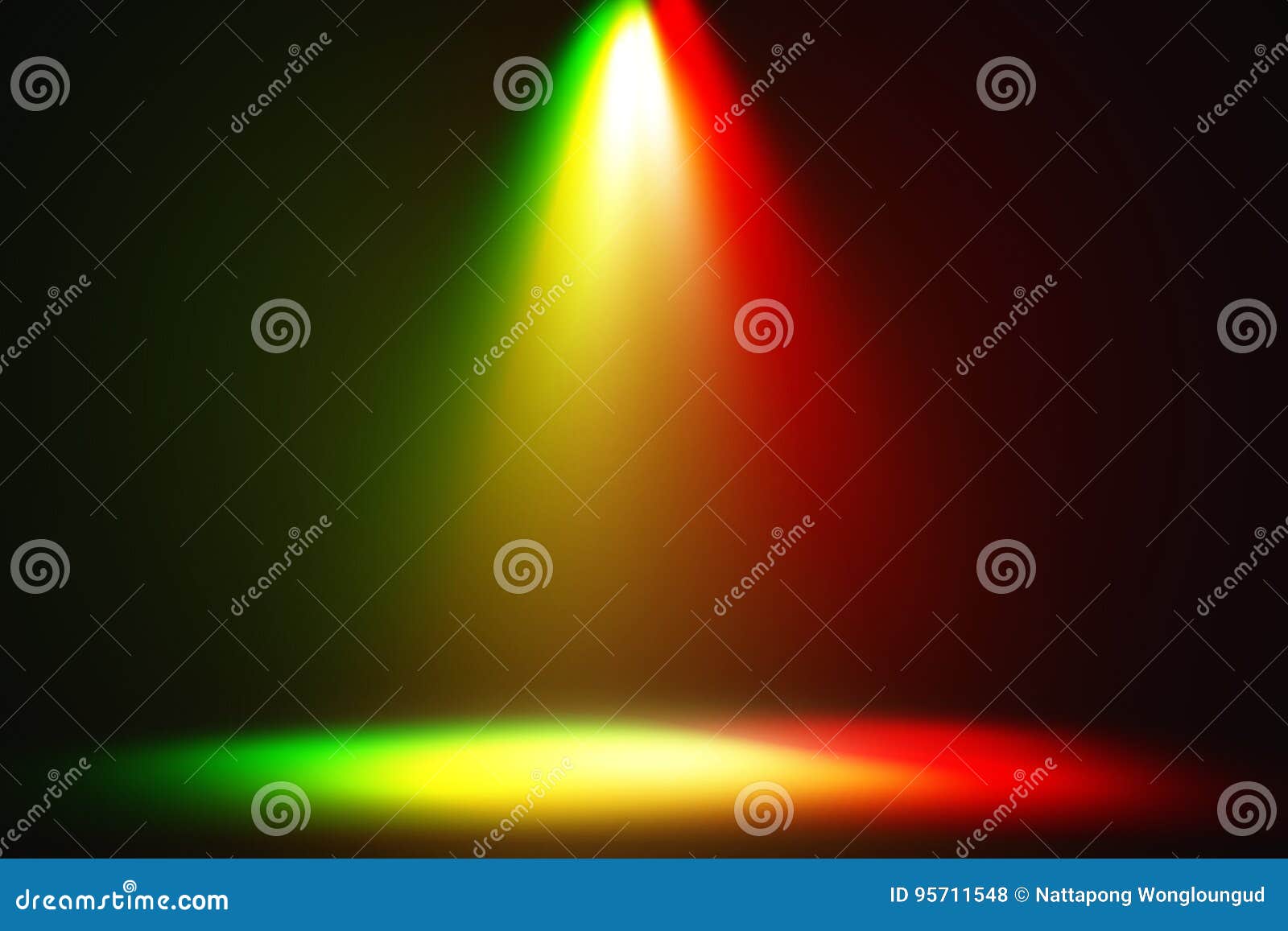 Abstract Multi Color Spotlight. Stock Illustration - Illustration of ...