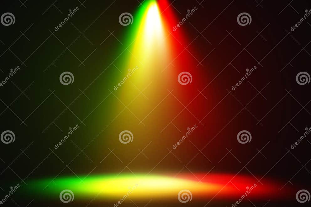 Abstract Multi Color Spotlight. Stock Illustration - Illustration of ...