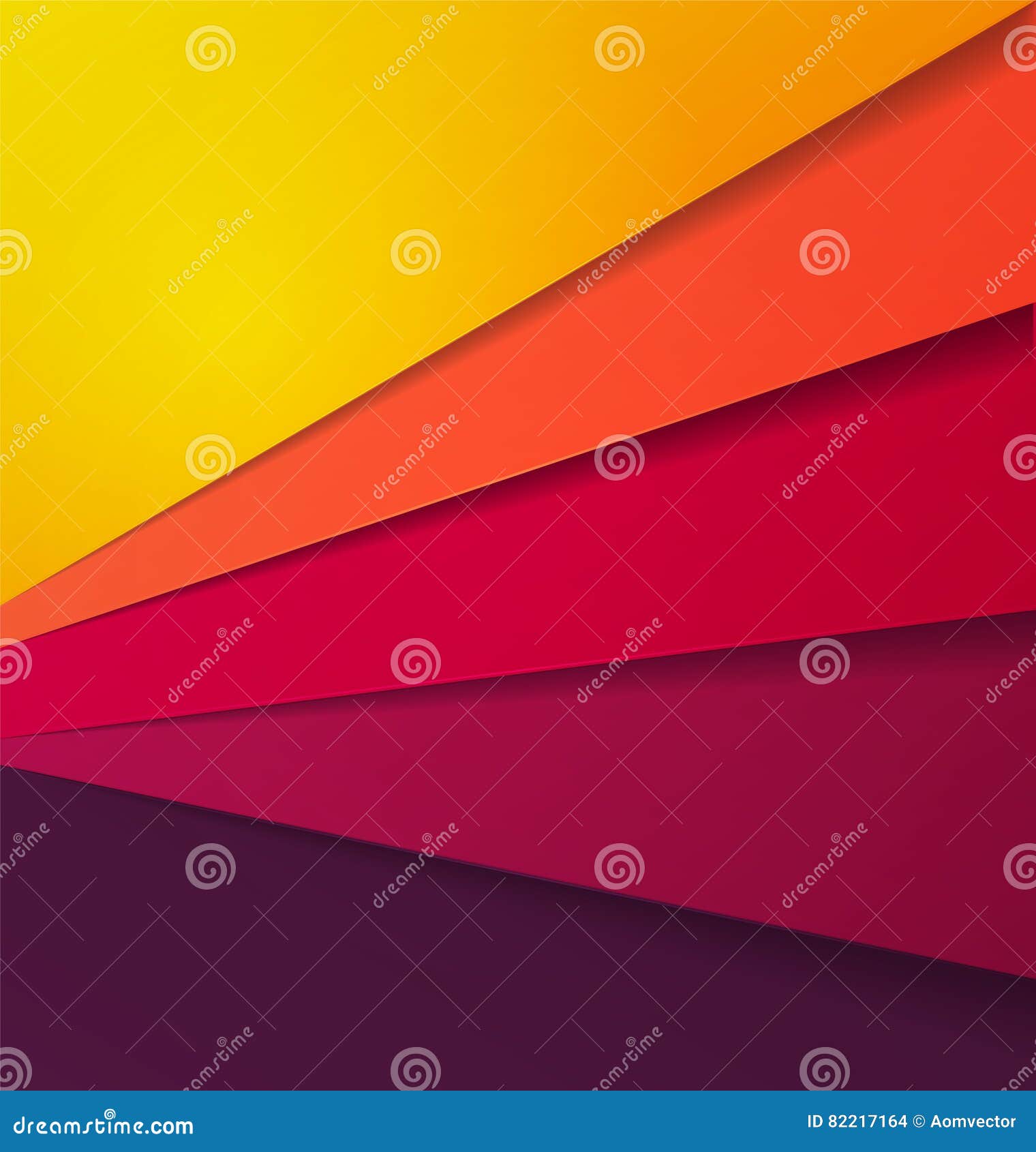 Abstract Multi Color Vector Background With Overlap Paper Layer Stock Vector Illustration Of