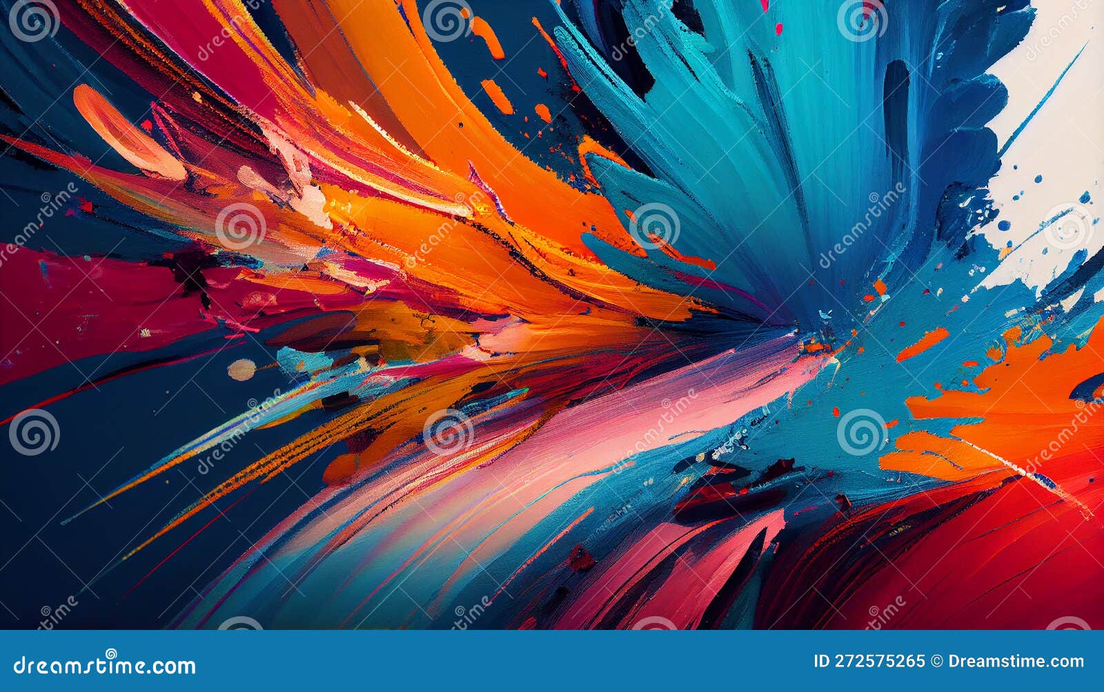 Abstract Multi Colored Backdrop, Creativity Painted in Grunge ...