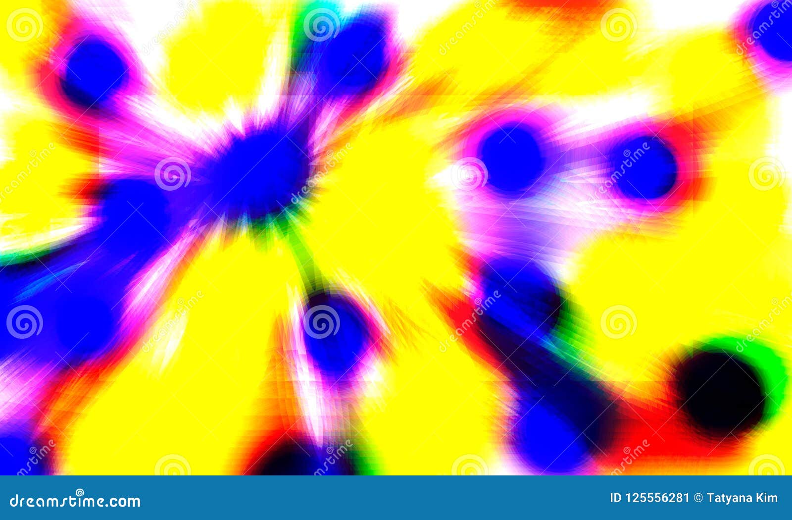 Abstract Multi-colored Background. Spots of Different Colors. Vector ...