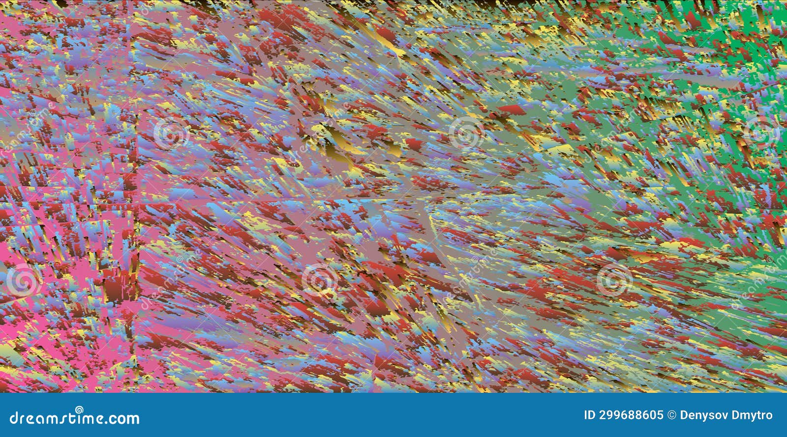 Abstract Multi-colored Background of Stripes and Blots. Spotted Colored ...