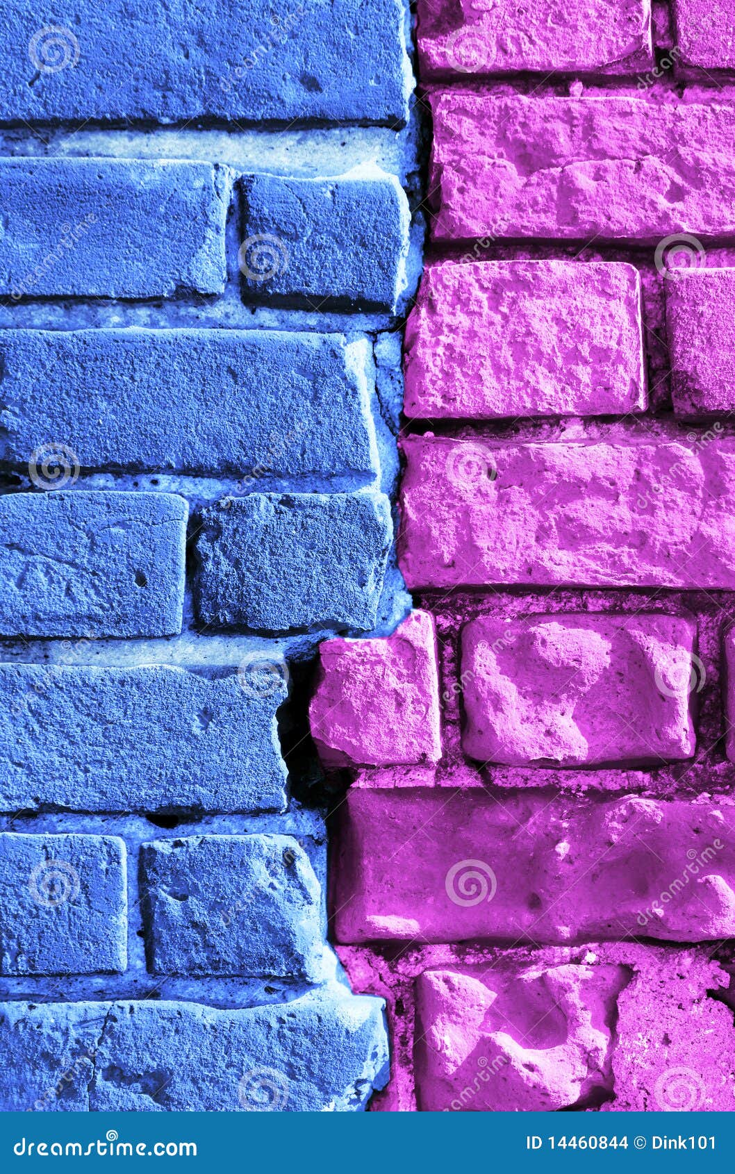 Abstract Multi-colored Brick Wall Stock Photo - Image of closeup ...