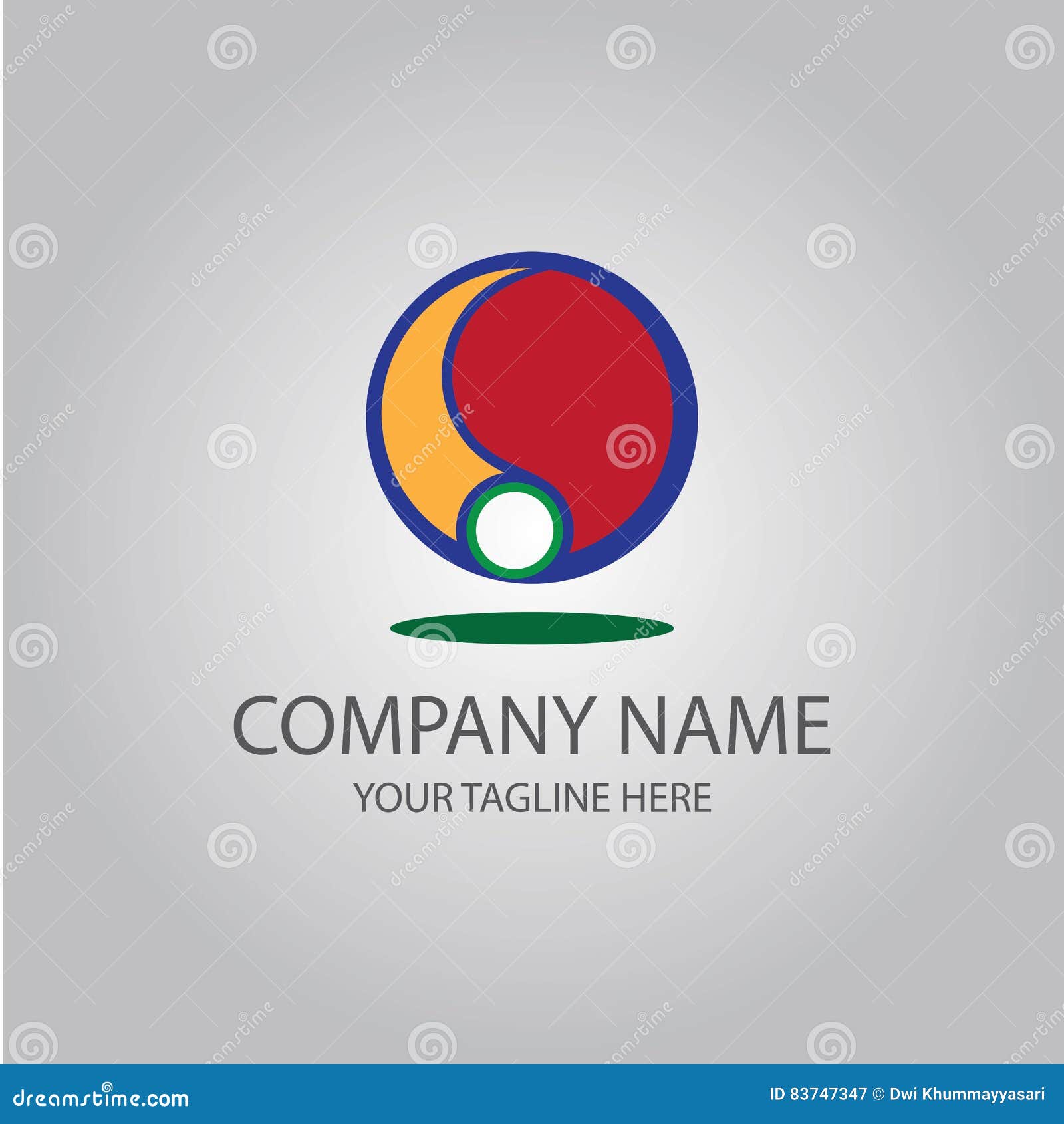 Abstract Multi Colored Logo Design for Business Stock Vector ...
