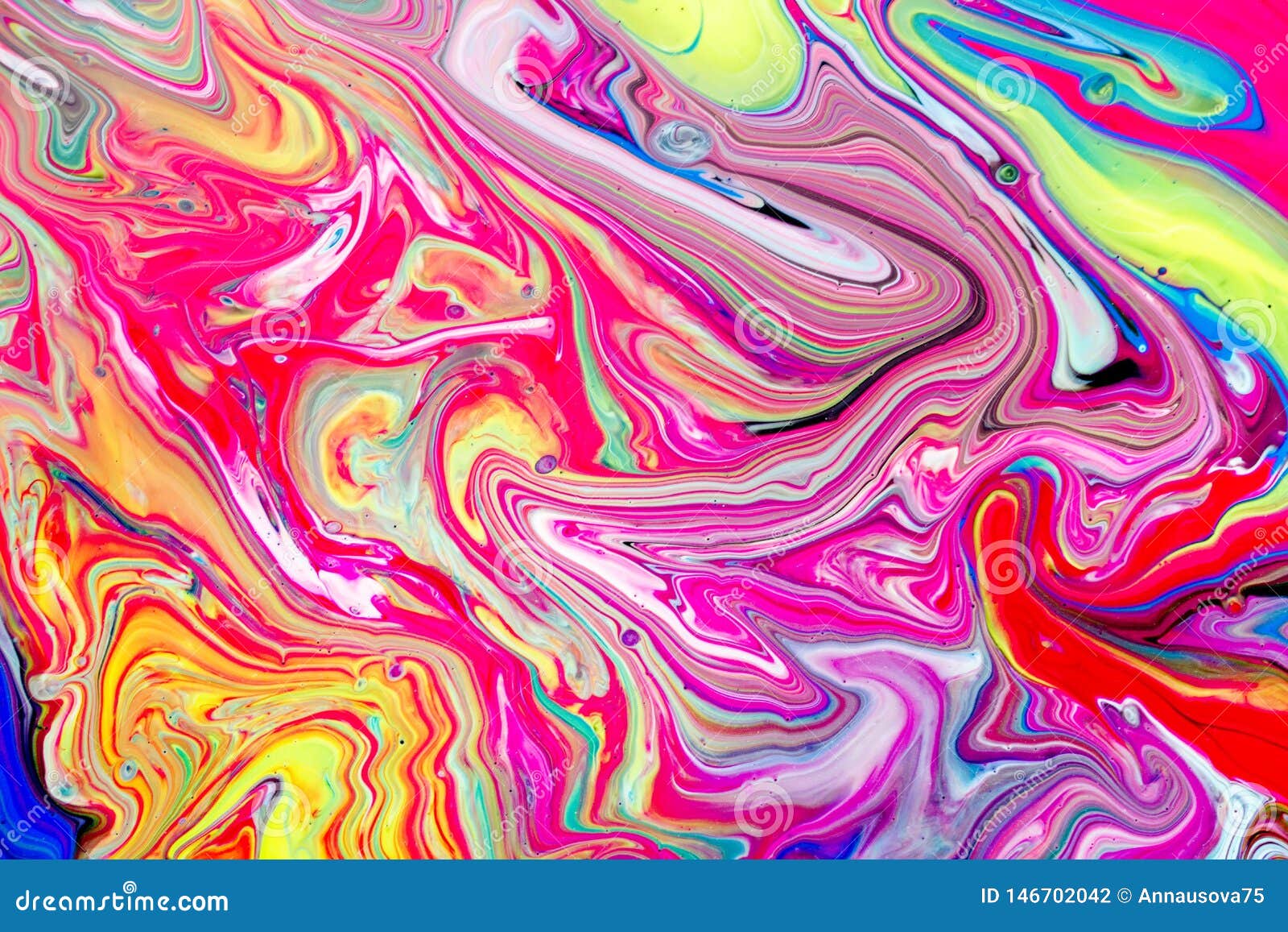 Abstract Multi-colored Paint Background. Acrylic Texture with Marble ...