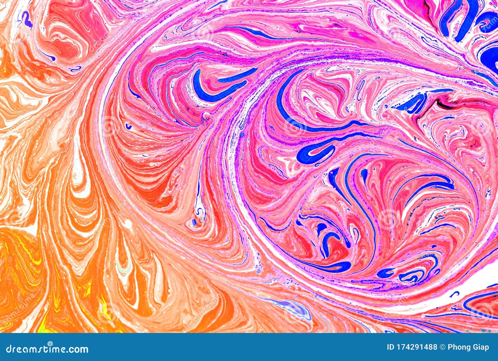 Abstract Multi-colored Paint Background. Acrylic Texture with Marble ...