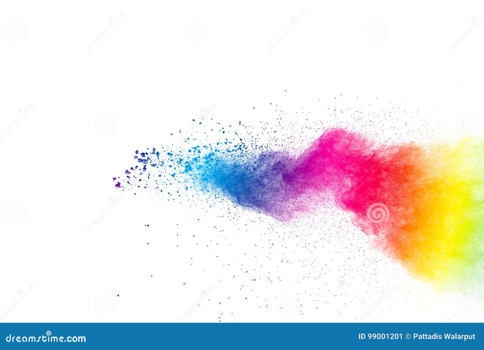 Abstract Multi Colored Powder Explosion Stock Image - Image of ...