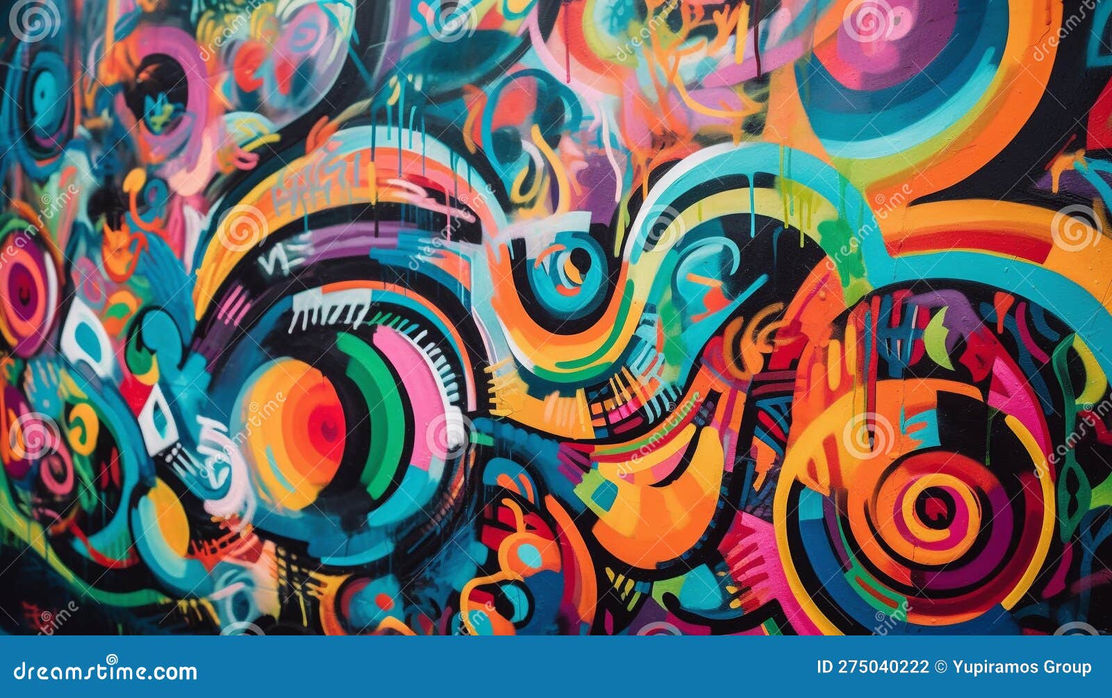 Abstract Multi Colored Shapes Create a Futuristic Backdrop Generated by ...