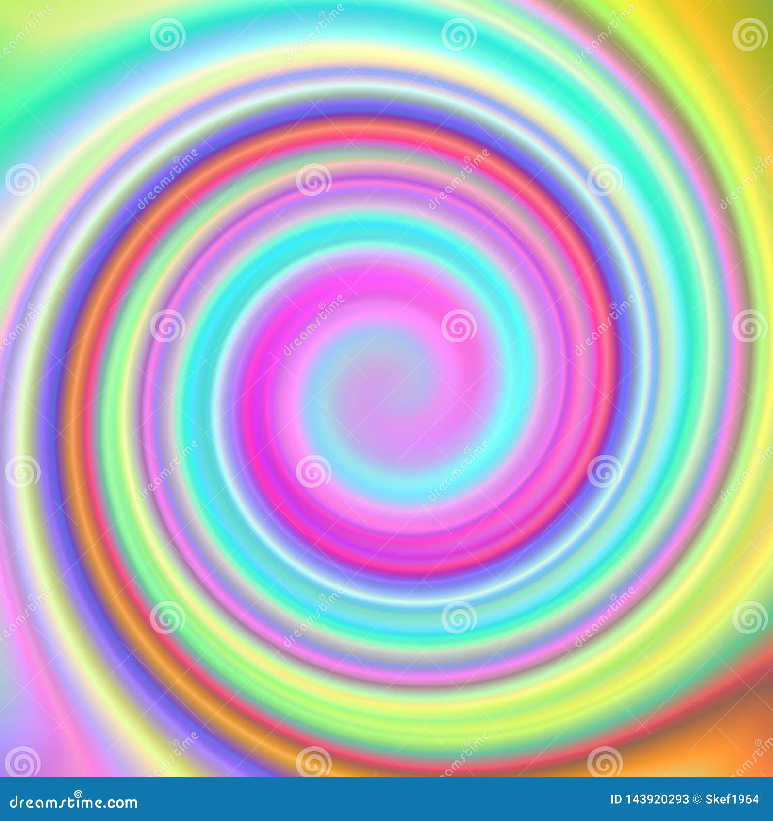 Abstract Multi-colored Swirl Pattern Holographic Background. Stock ...