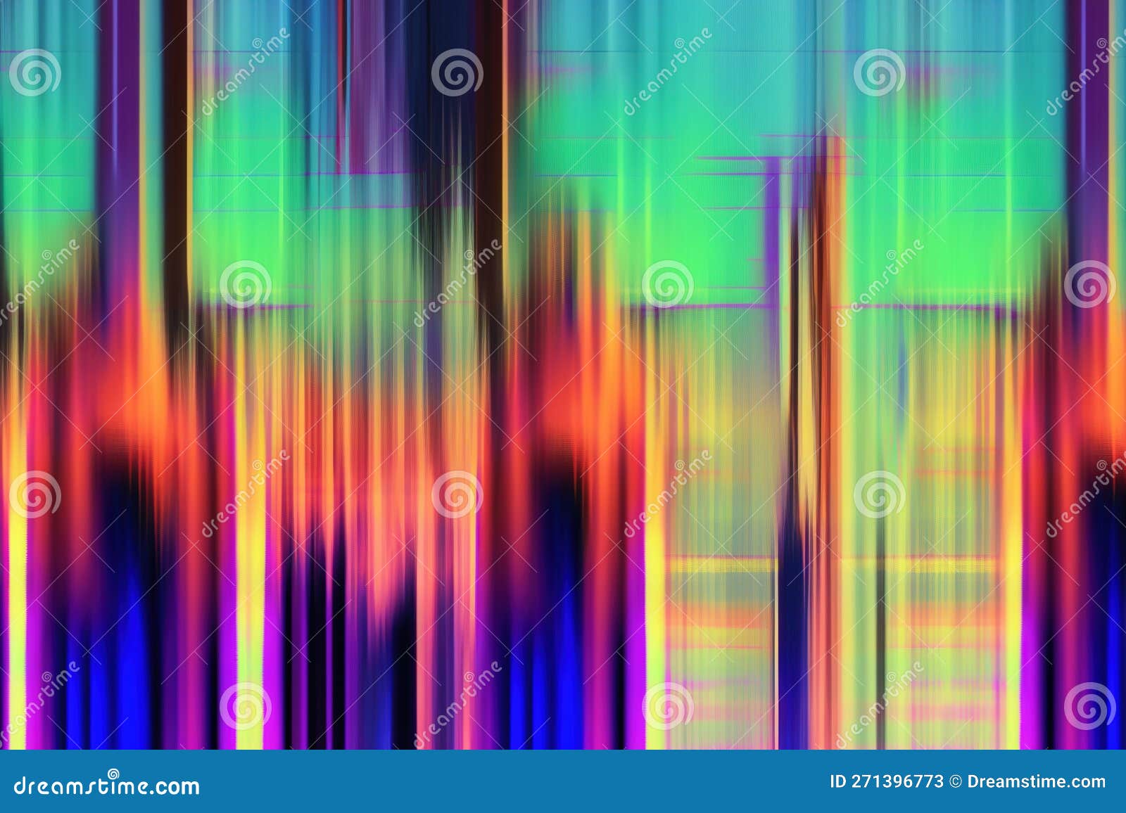 Abstract Multi Colour Glitch Background with Lines and Patterns Stock ...
