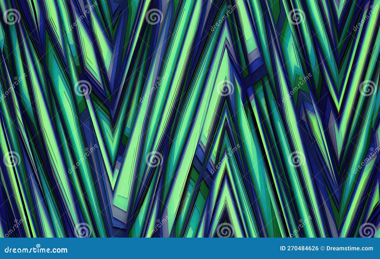 Abstract Multi-colour Line Pattern Illustration Design with Various ...