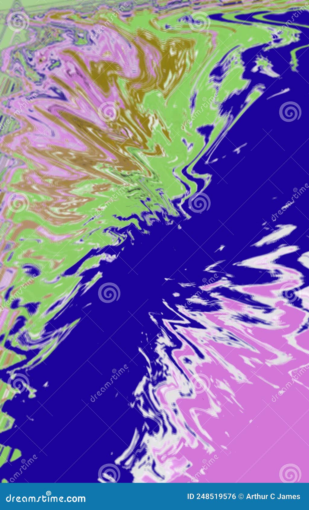 Abstract Multi-coloured Creative Digital Art Design Stock Photo - Image ...