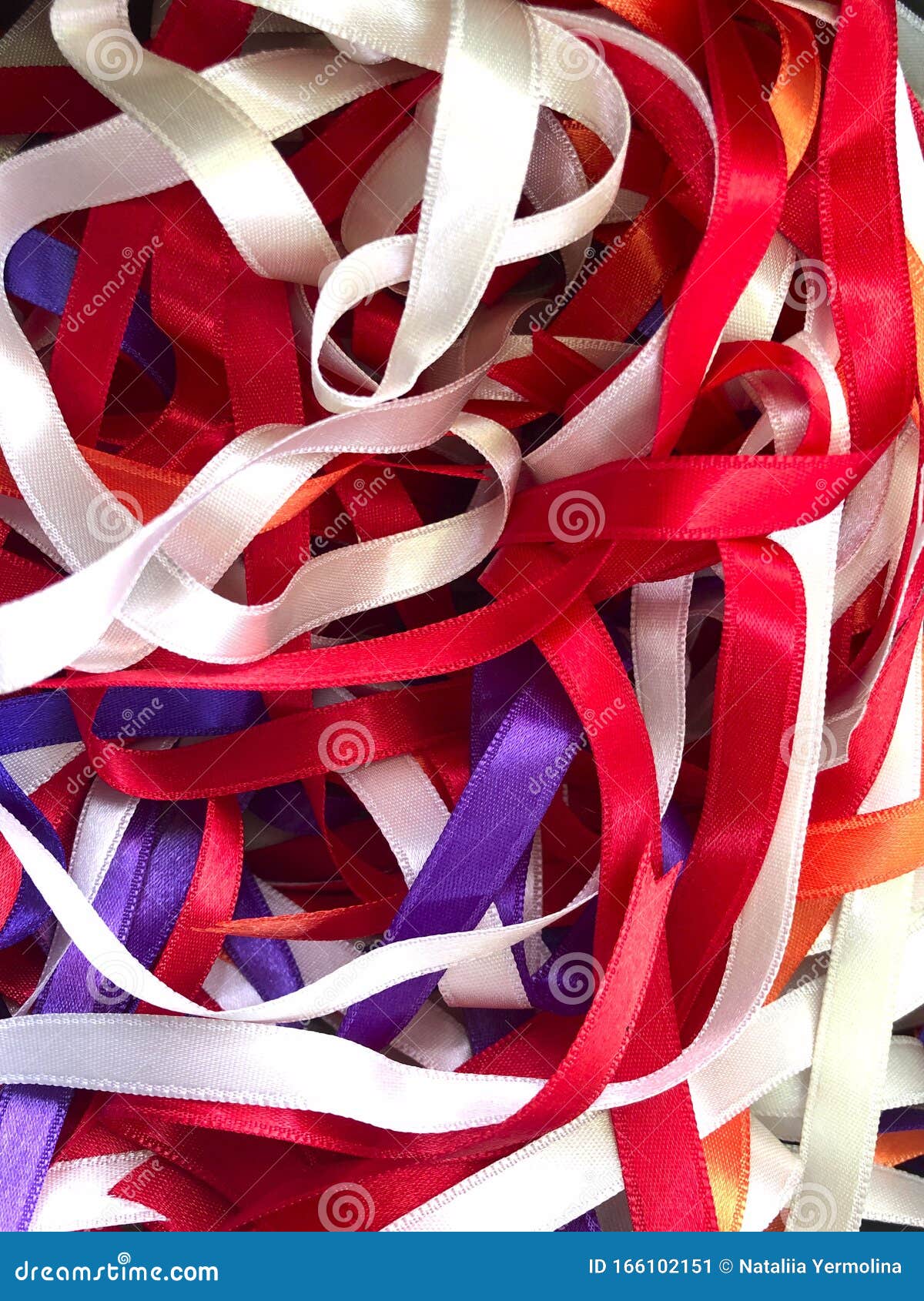 Abstract Multicolor Background. Texture of Mixed Multicolored Satin ...