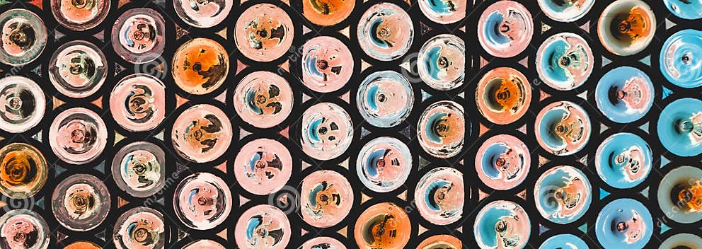 Abstract Multicolor Background with Abstract Textured Round Pattern ...