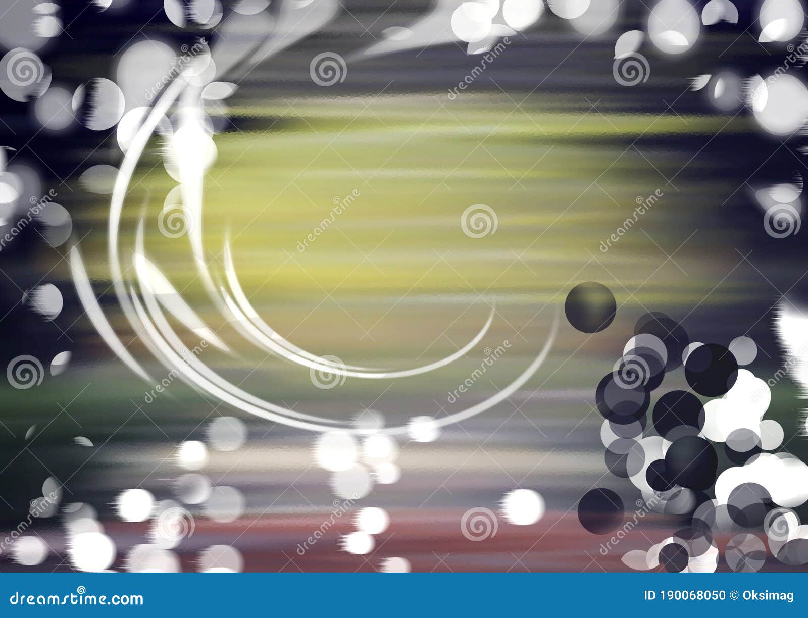 Abstract Multicolor on Black Background Stock Photo - Image of pink ...