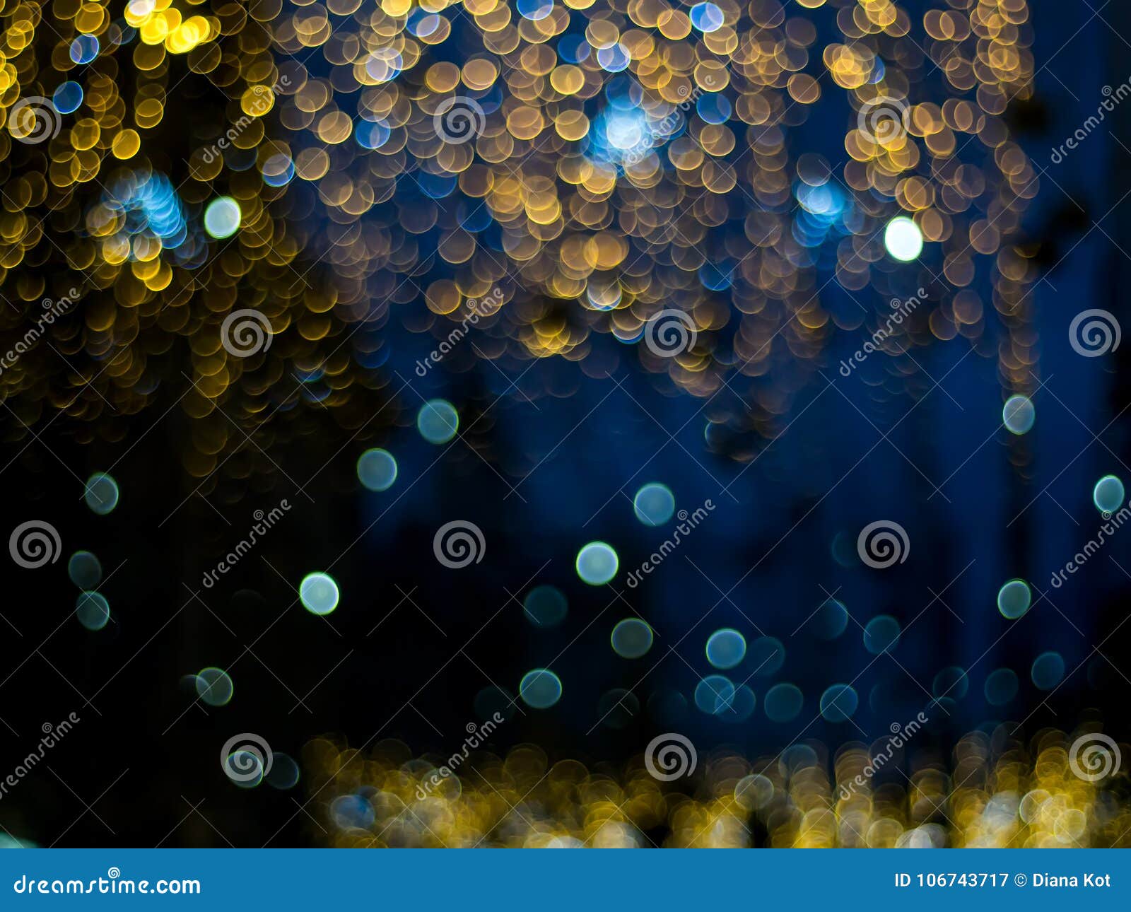 Abstract Multicolor Bokeh Lights Effect Stock Image - Image of light ...
