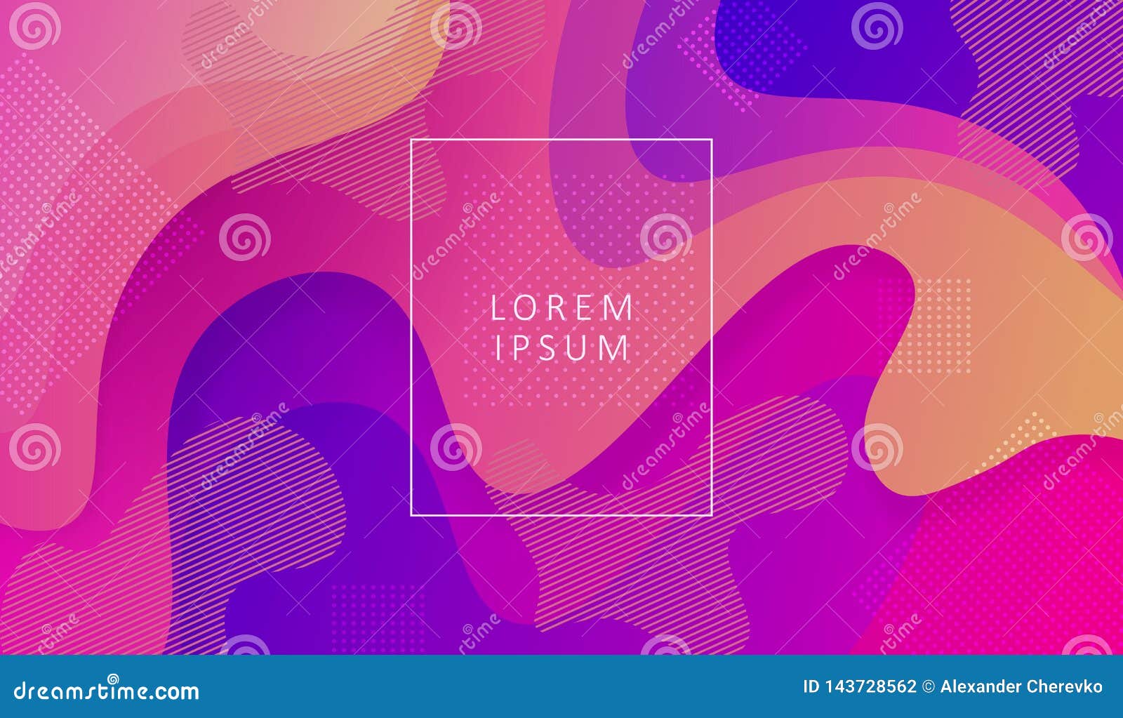 Abstract Multicolor Delicate Design with Transparent Spots and ...