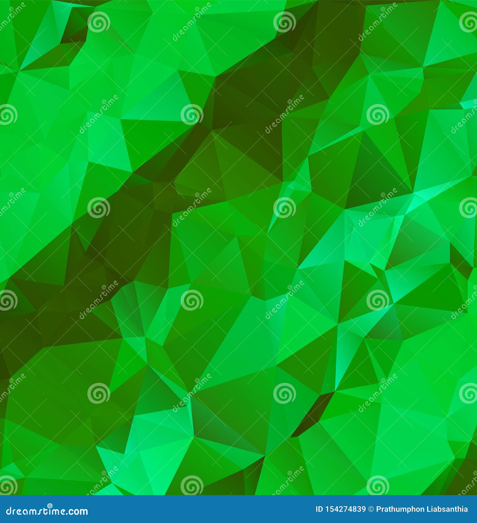 Abstract Multicolor Emerald Green Background. Vector Polygonal Design ...