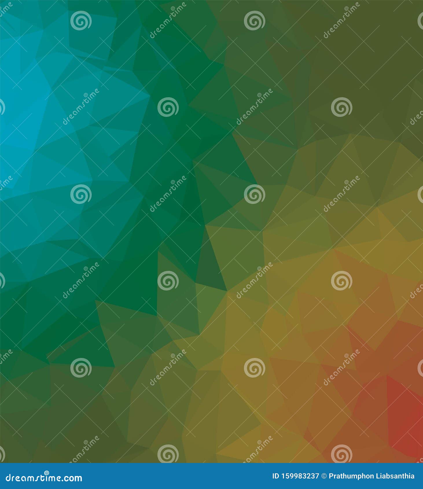 Abstract Multicolor Emerald Green Background. Vector Polygonal Design ...
