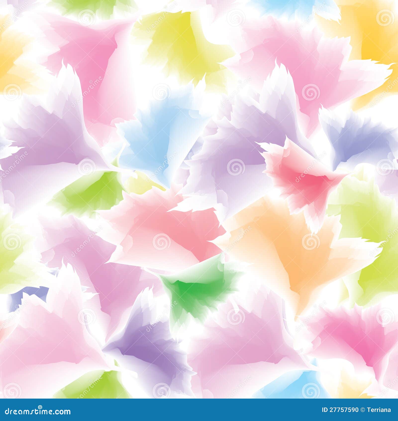 Abstract Multicolor Floral Background Stock Vector - Illustration of ...