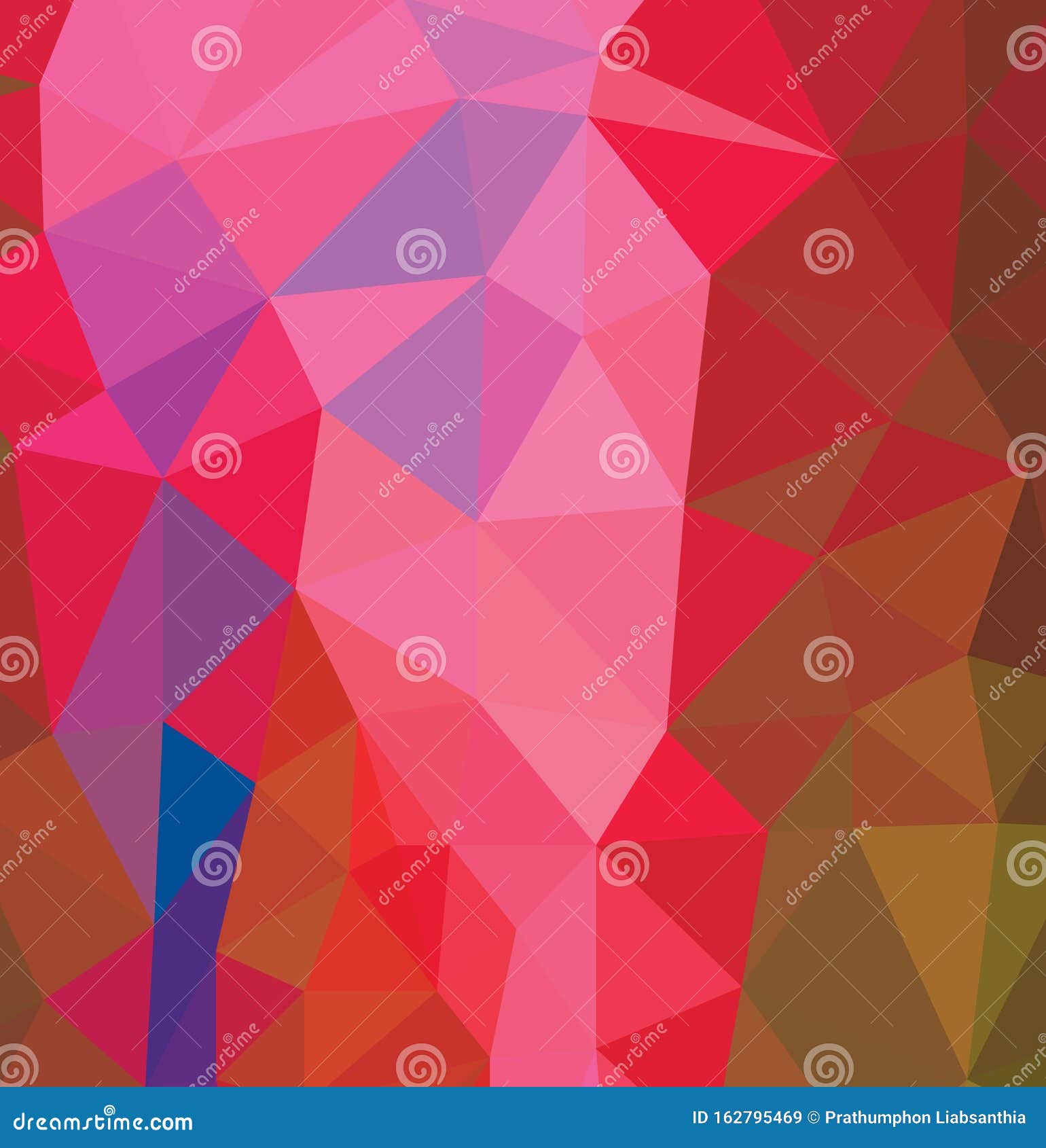 Abstract Multicolor Full Color Rainbow Background. Vector Polygonal ...