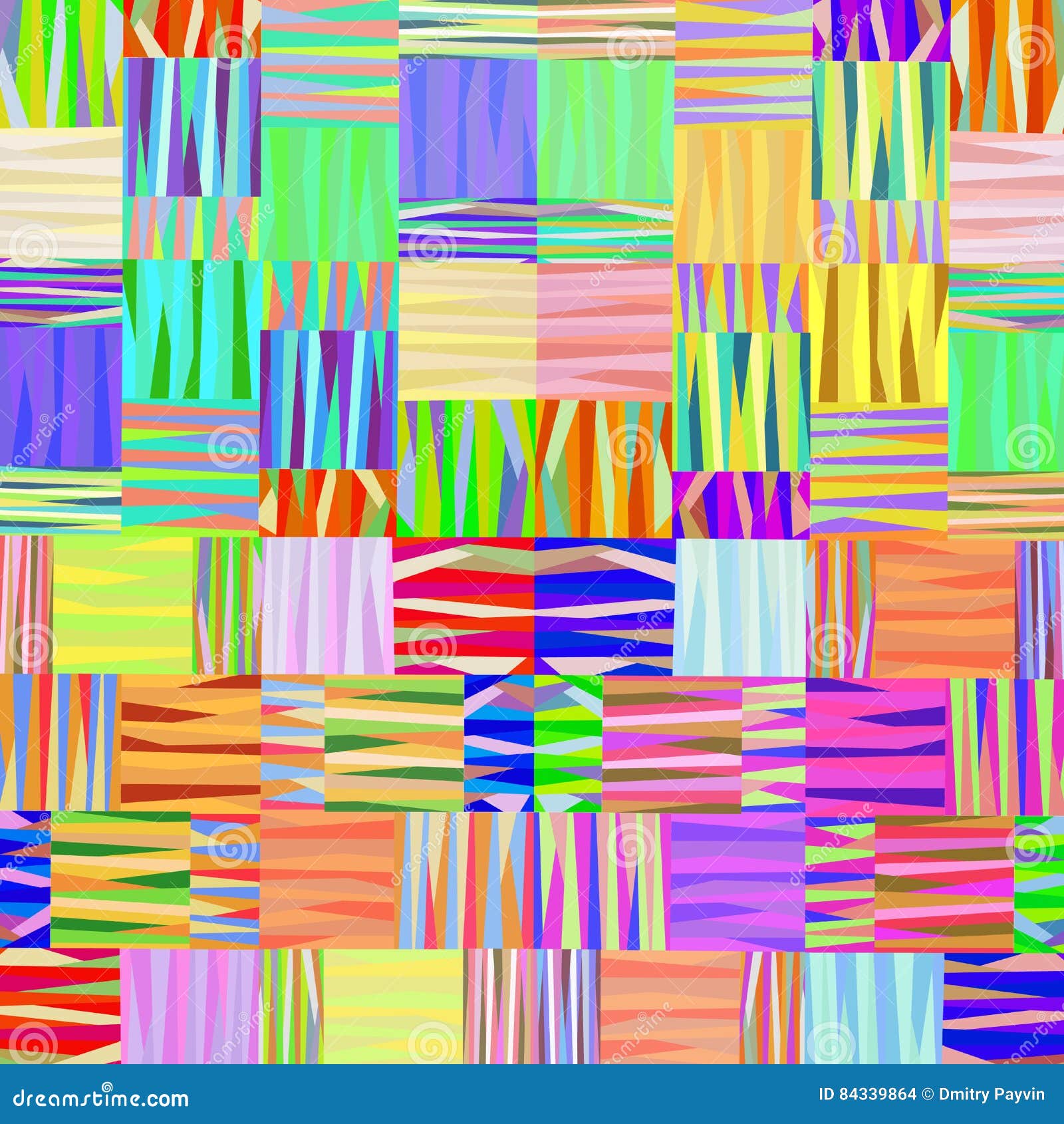 Abstract Multicolor Geometric Linear Background Stock Vector ...