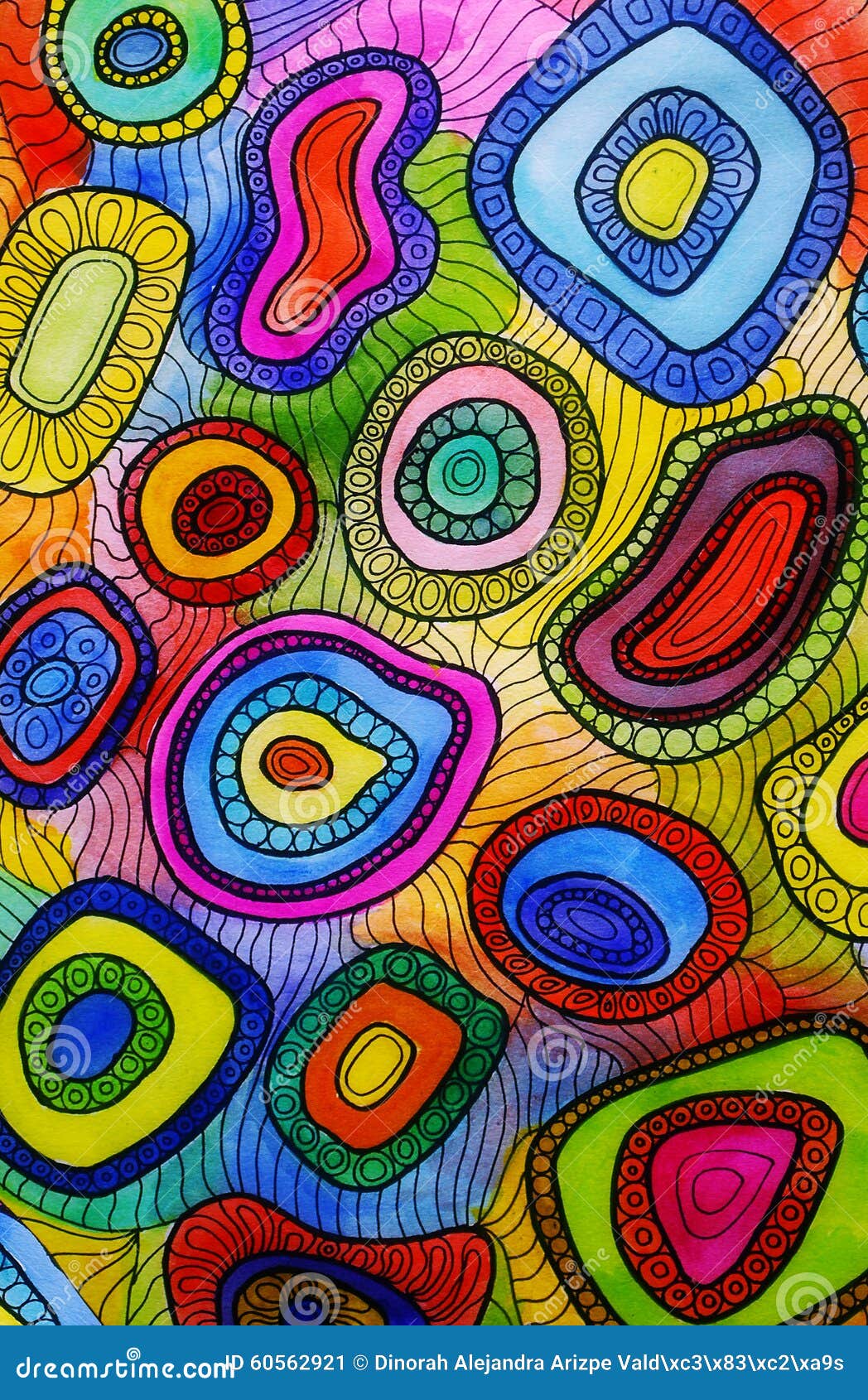 Abstract Multicolor Illustration Stock Illustration - Illustration of ...