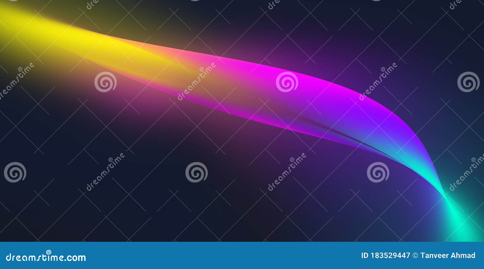 Abstract Multicolor Light Beam Background Illustration with Glow Effect ...
