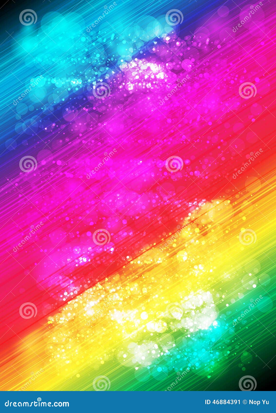 Abstract Multicolor Line and Halo Background_04 Stock Vector ...