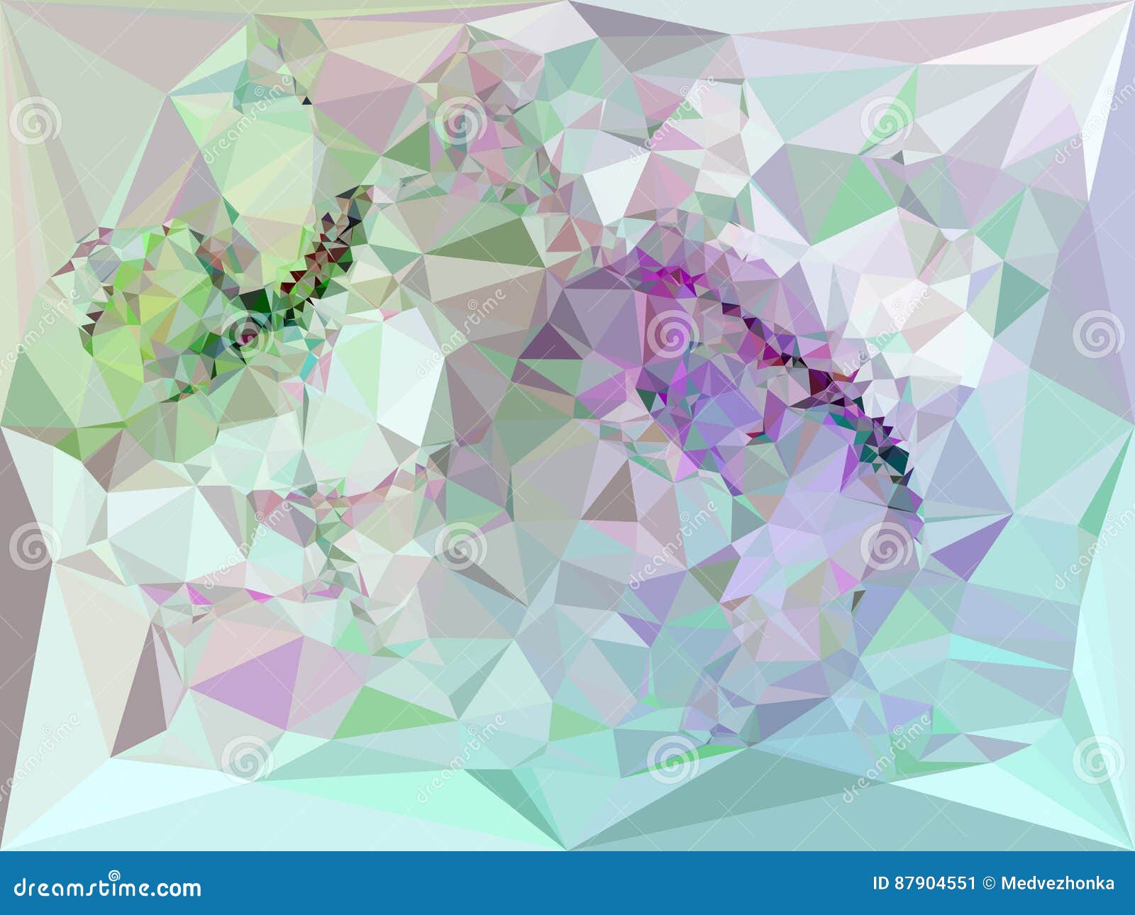 Abstract Multicolor Mosaic Backdrop. Raster Clip Art. Stock ...