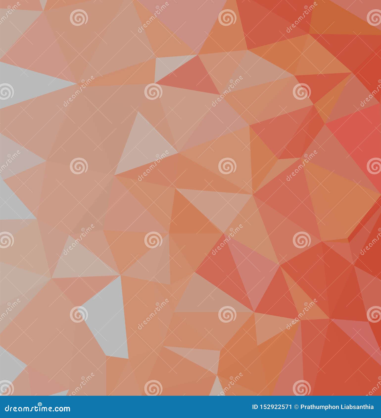 Abstract Multicolor Orange Son Background. Vector Polygonal Design ...