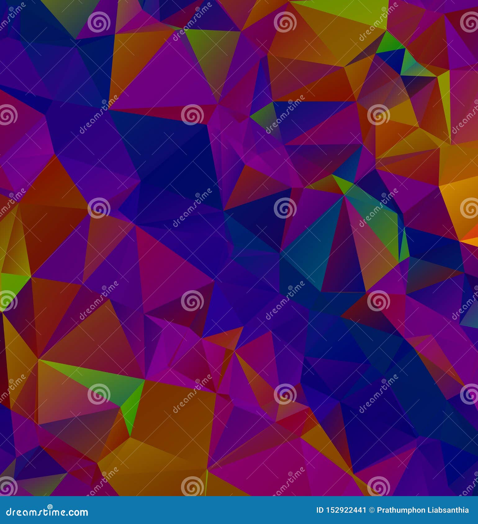 Abstract Multicolor Purple and Blue Background. Vector Polygonal Design ...