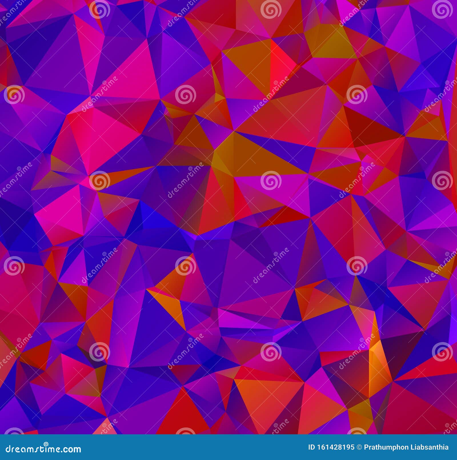 Abstract Multicolor Purple and Blue Background. Vector Polygonal Design ...