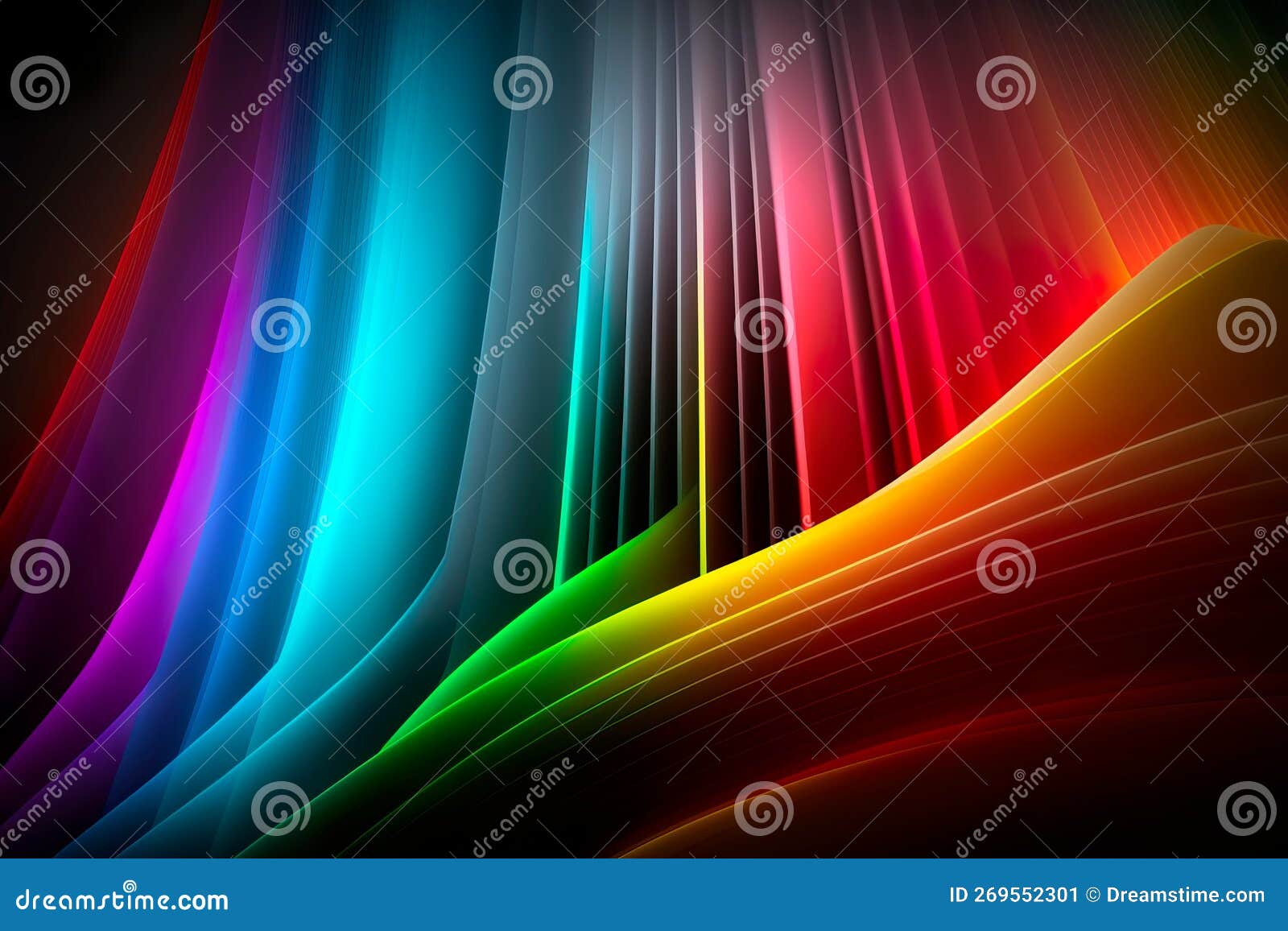 Abstract Multicolor Spectrum Background Technology Background ...