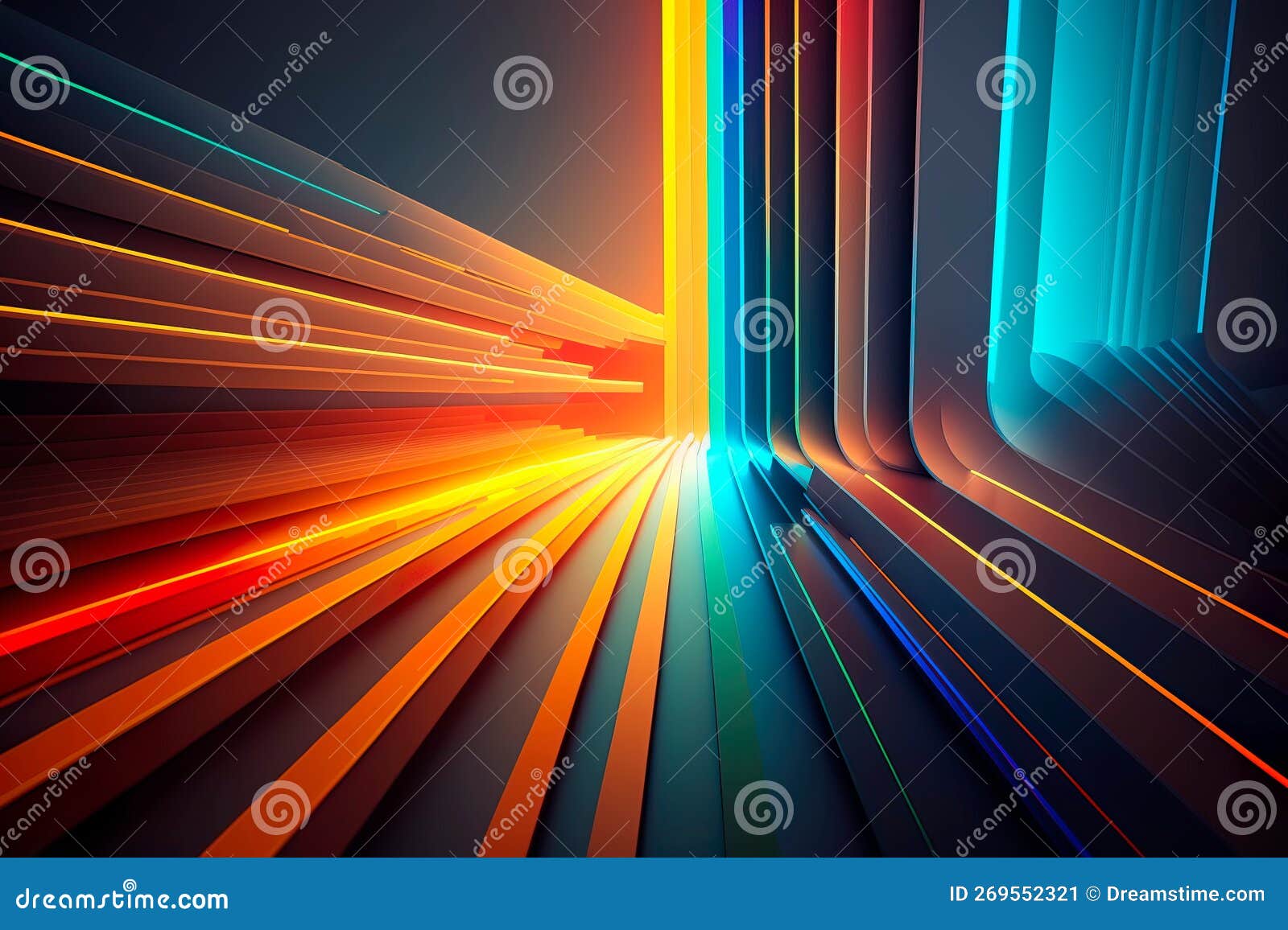 Abstract Multicolor Spectrum Background Technology Background ...