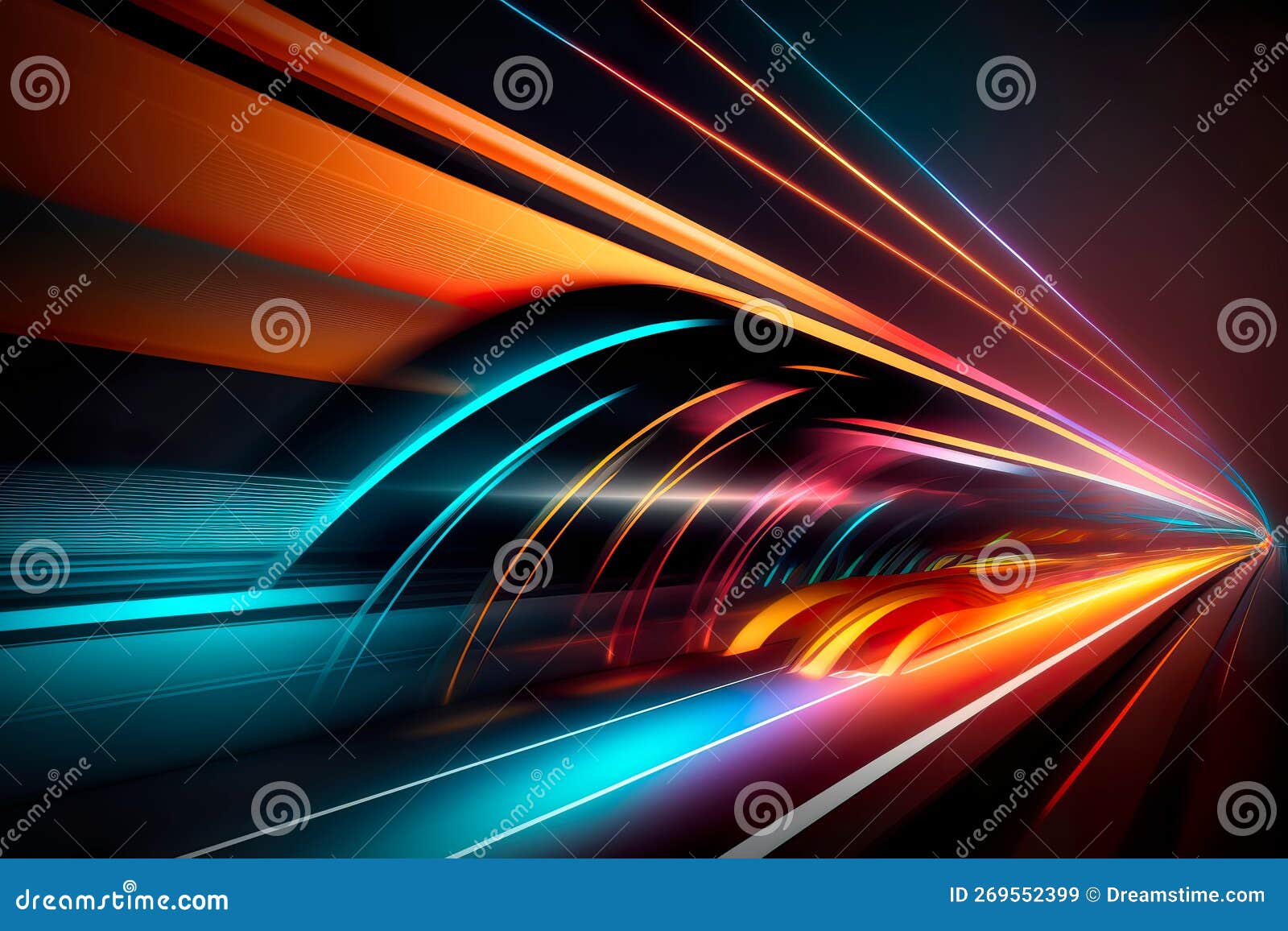 Abstract Multicolor Spectrum Background Technology Background ...