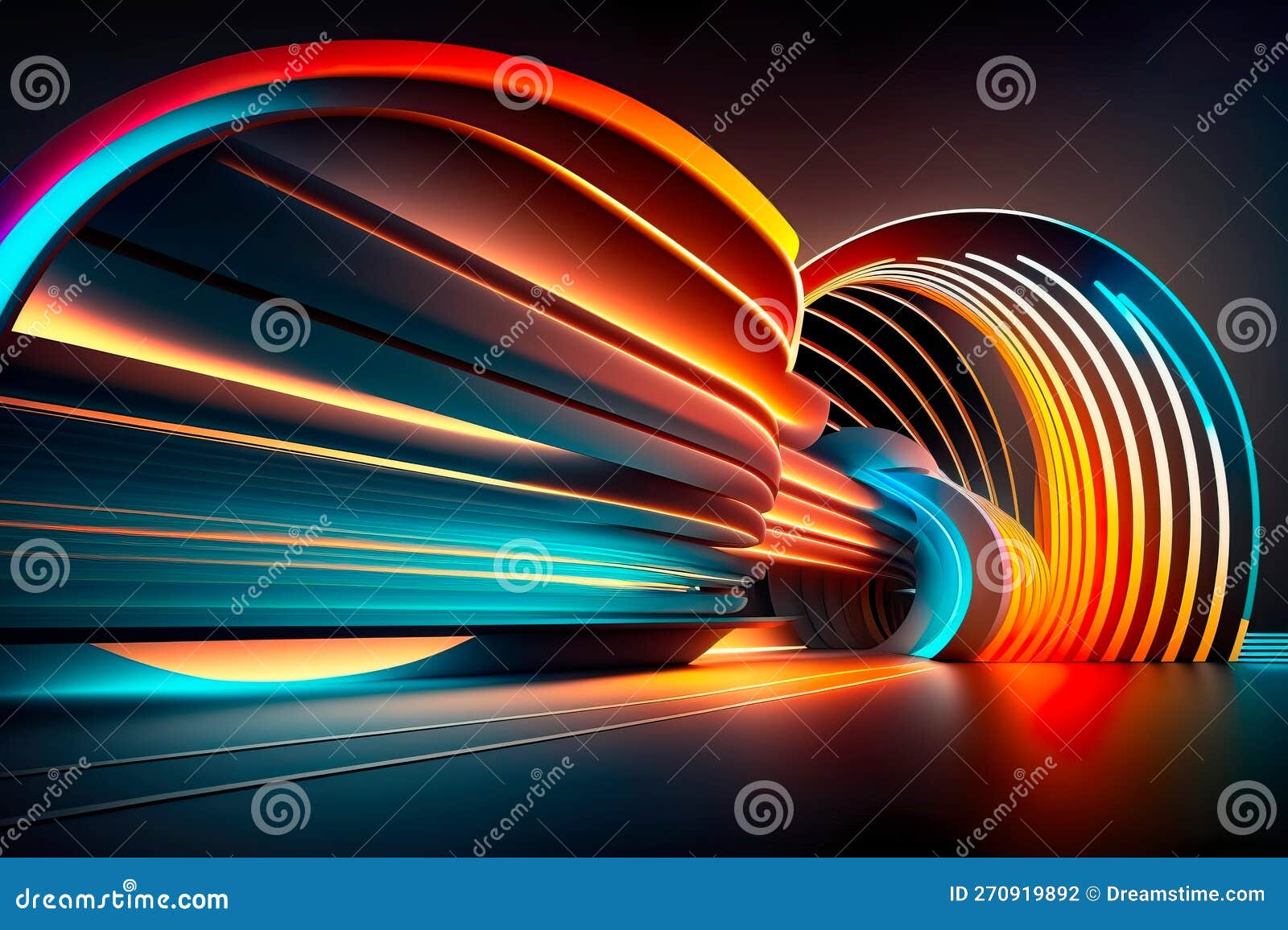 Abstract Multicolor Spectrum Background Technology Background ...