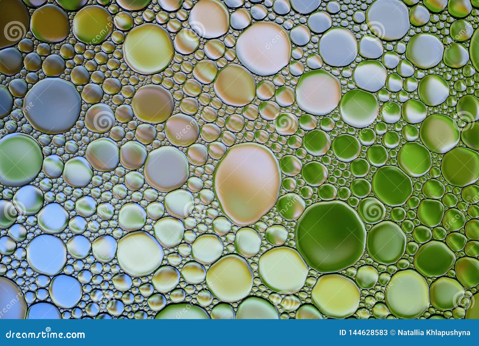 Abstract Multicolor Background, Glossy Glass Texture With Corner ...