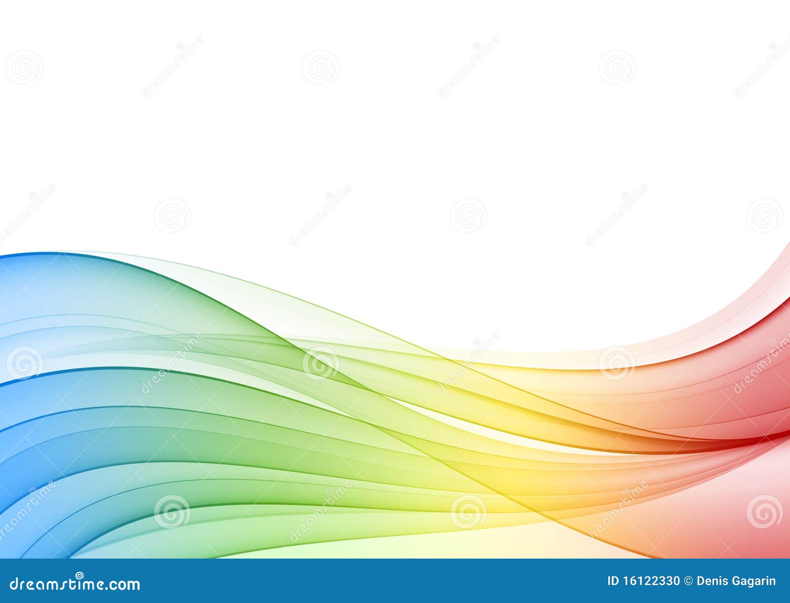 Abstract multicolor wave stock illustration. Illustration of effects ...