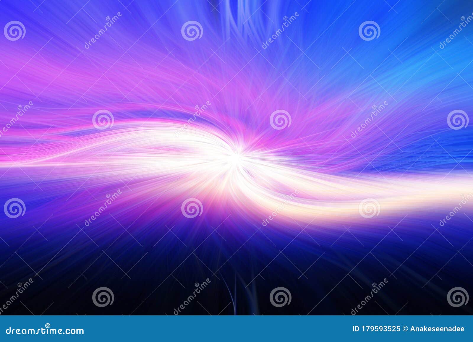 Abstract Multicolor Wavy Line of Light Twirl Background Stock ...