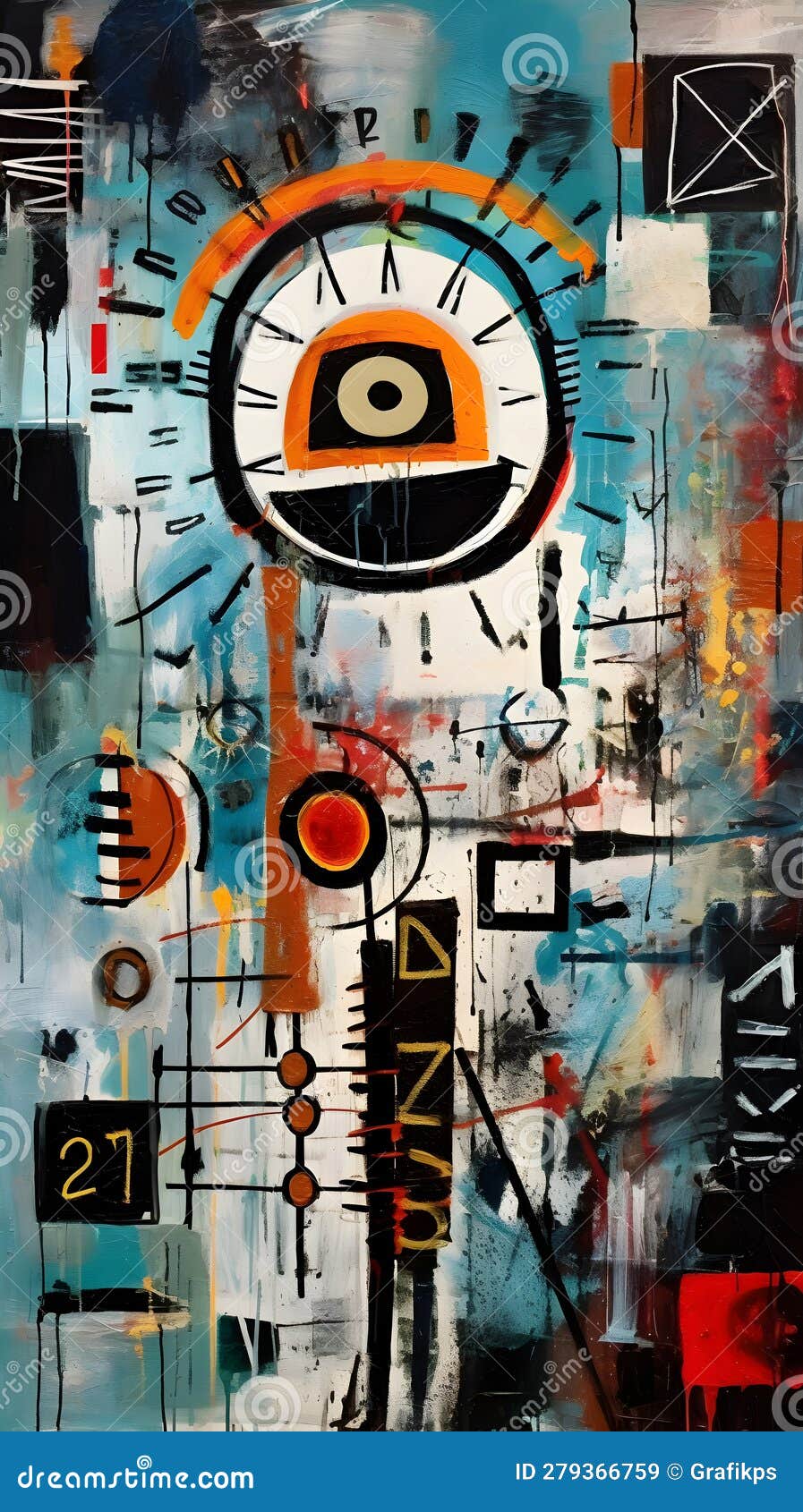 Abstract Multicolored Background Graphic: Energetic Colors and Dynamic ...