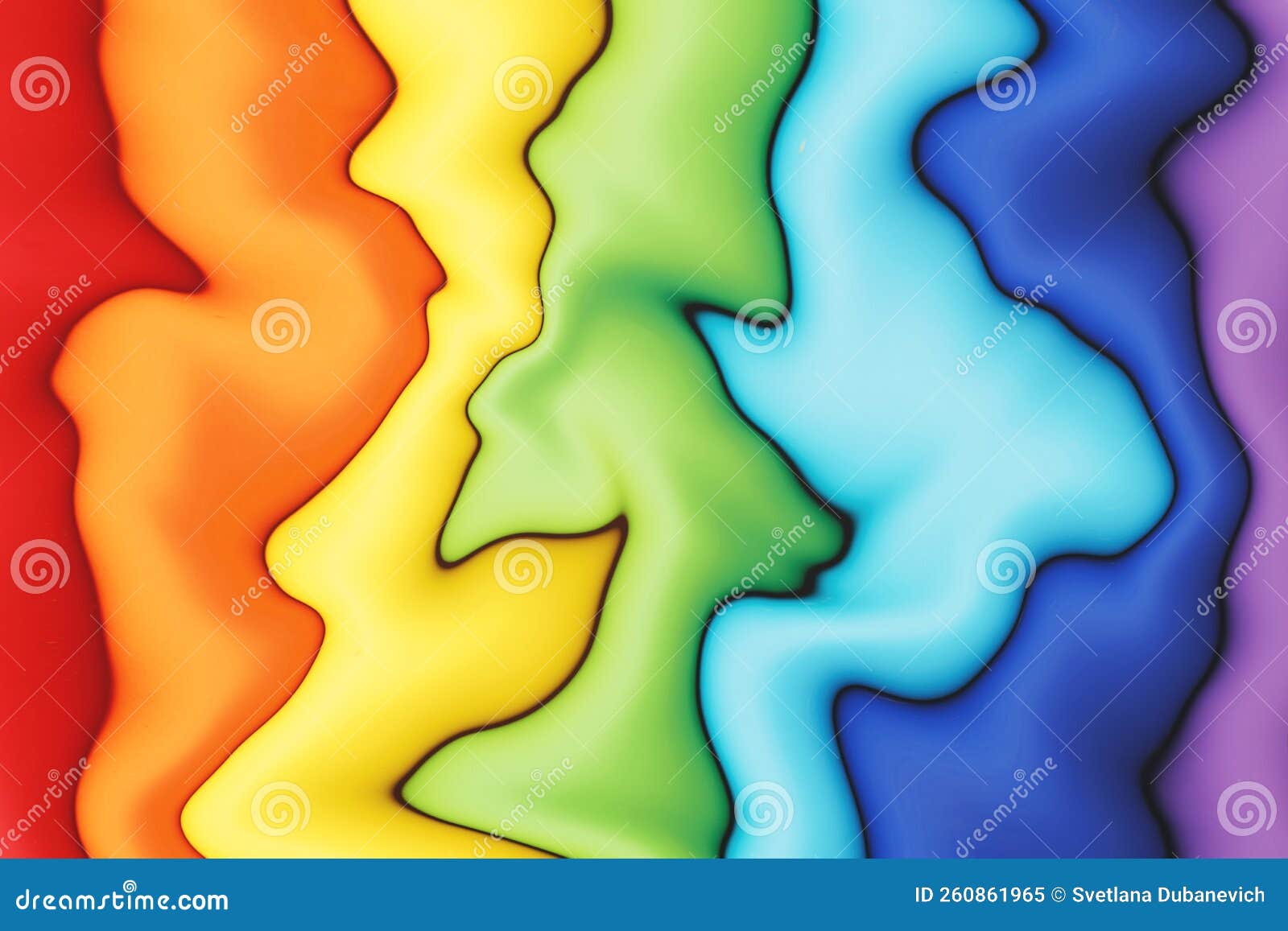 Abstract Multicolored Background in Rainbow Colors. Lgbt Pride Flag ...