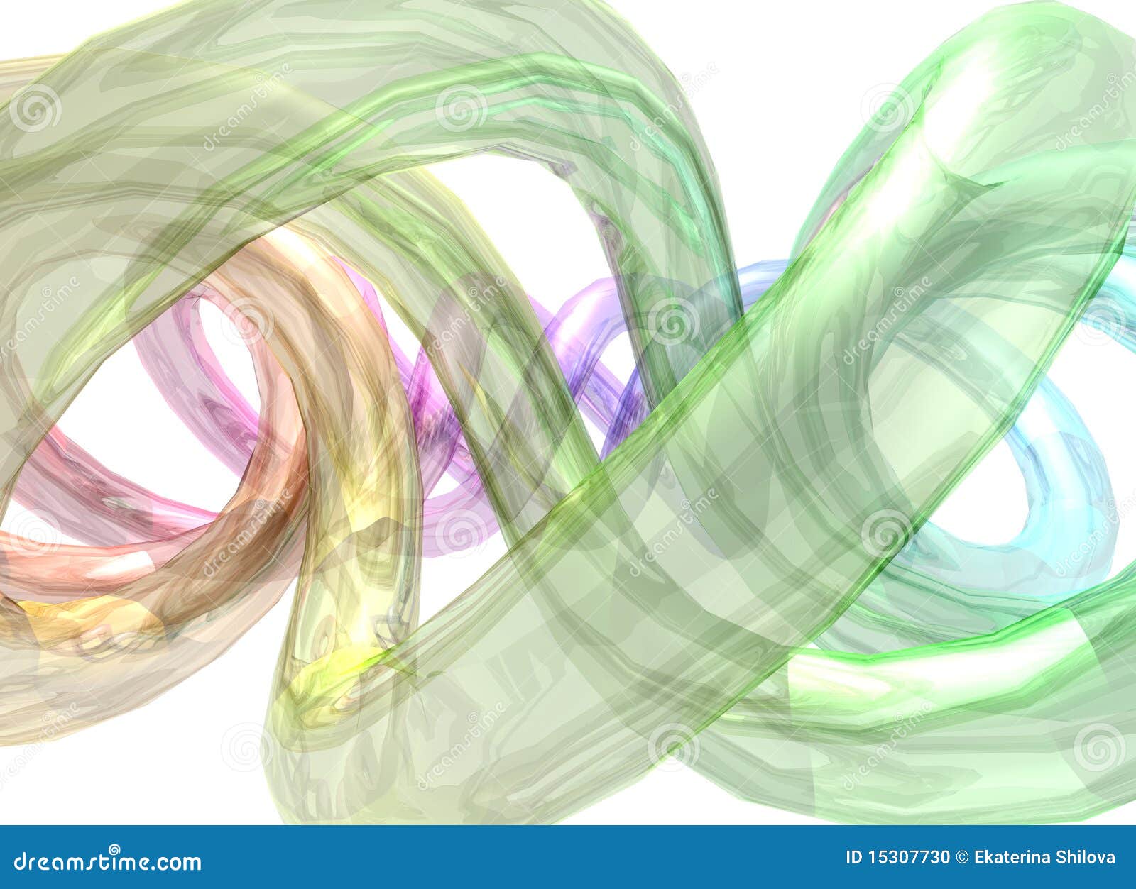 Abstract Multicolored Background with Spiral Shape Stock Illustration ...