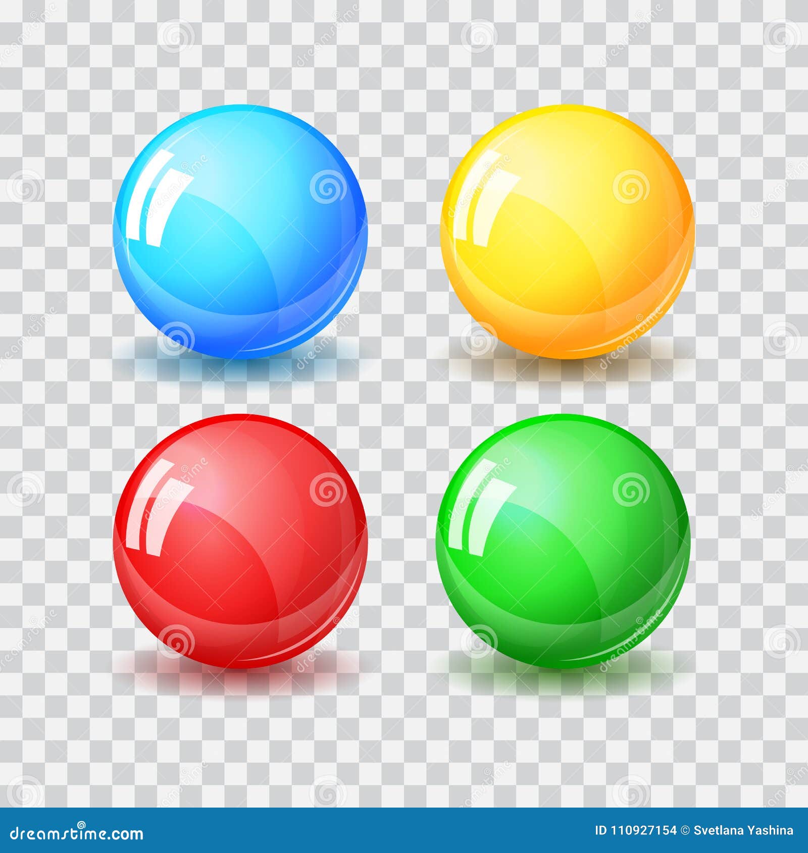 Realistic Vector Ball Illustration Stock Vector - Illustration of ...